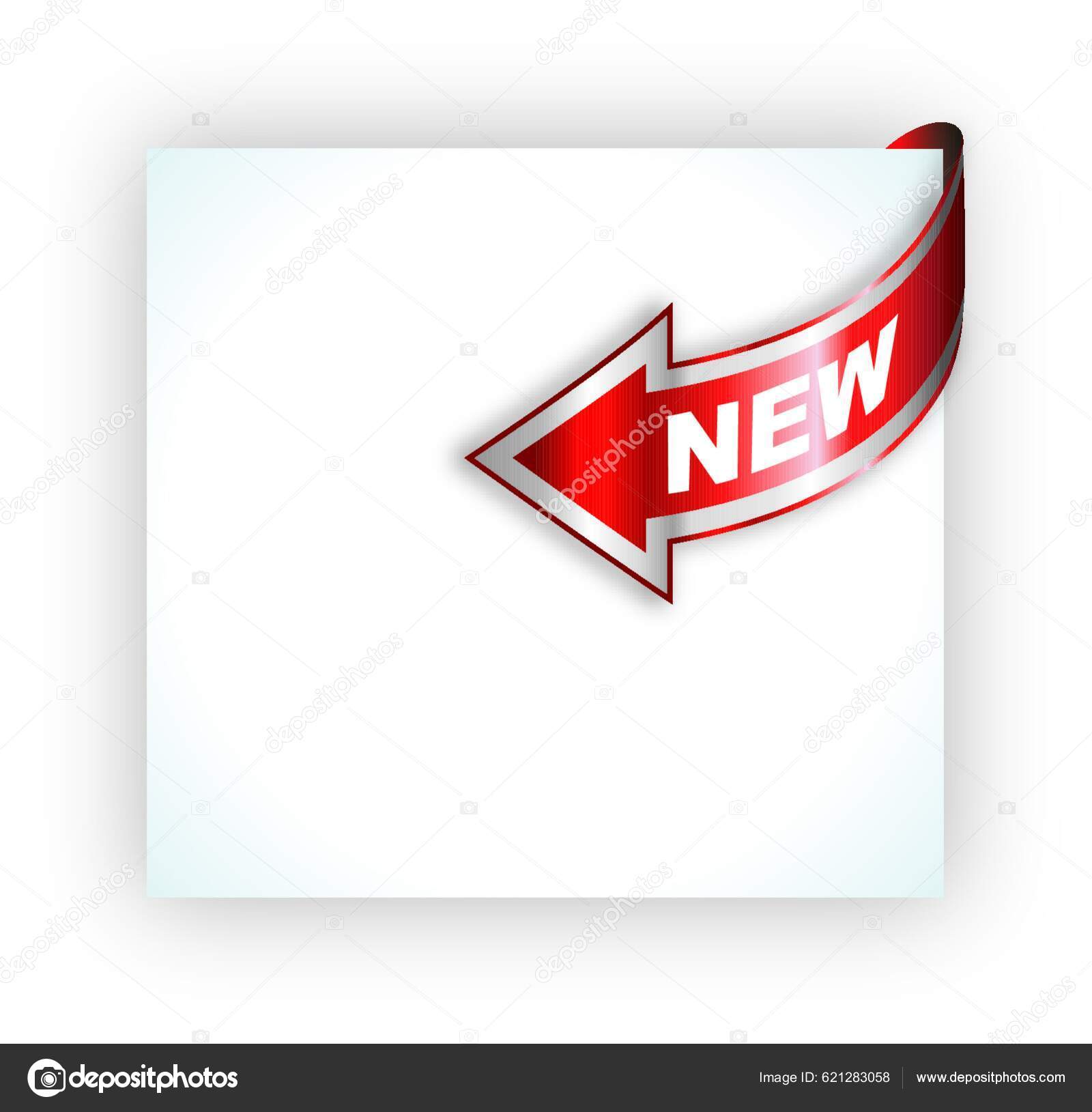 Colorful Reflective New Arrow Stock Vector by ©YAY_Images 621283058