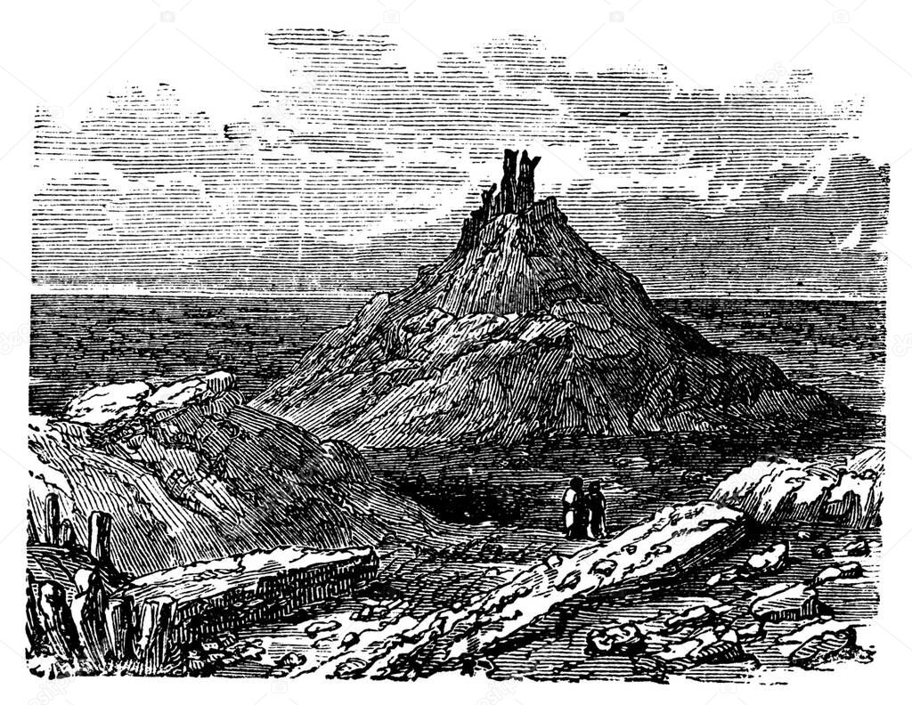 "Borsippa o Birs Nimrud, en Babil, Irak, durante la década de 1890 ...