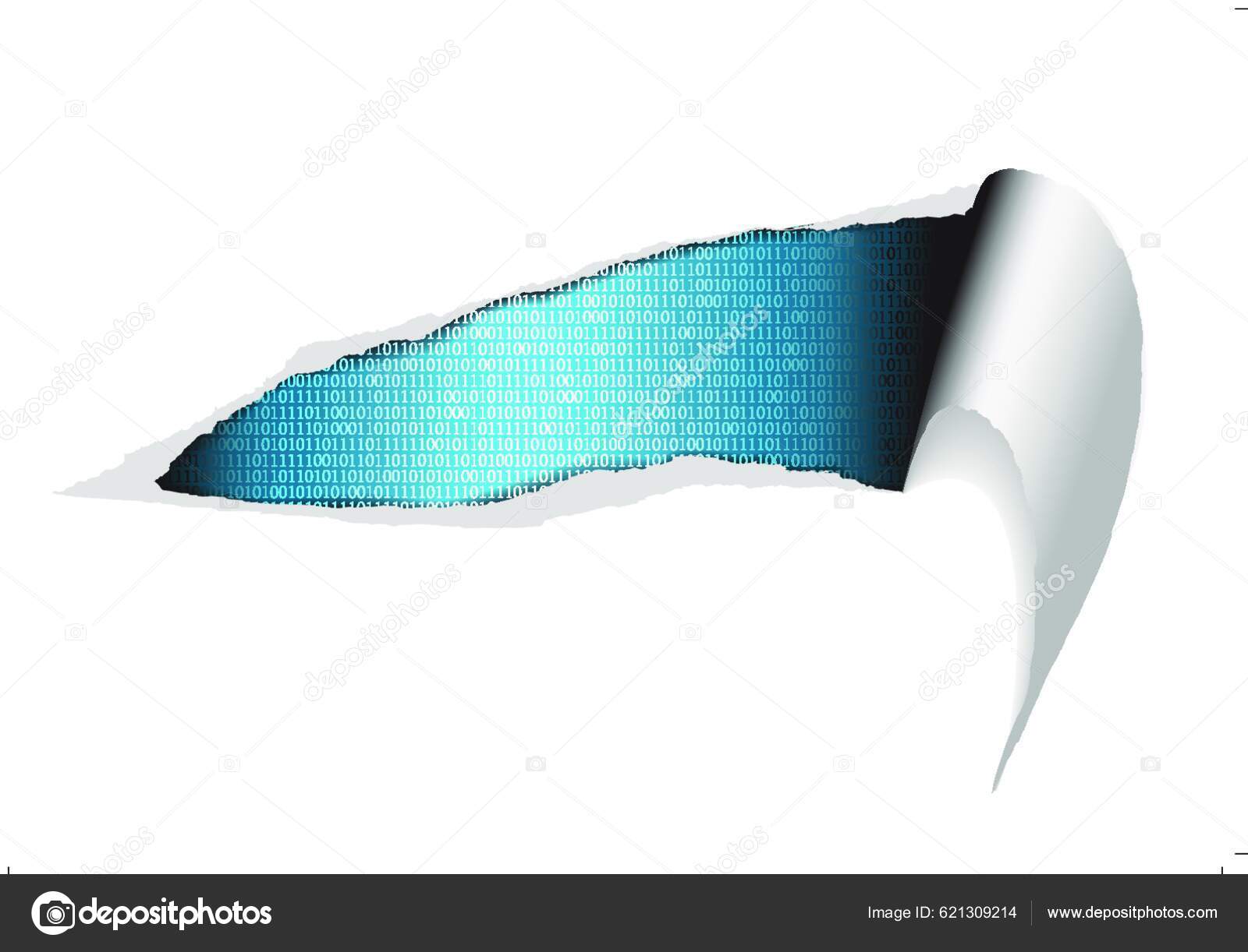 Vector Ripped Paper Digital Background Stock Vector by ©YAY_Images ...
