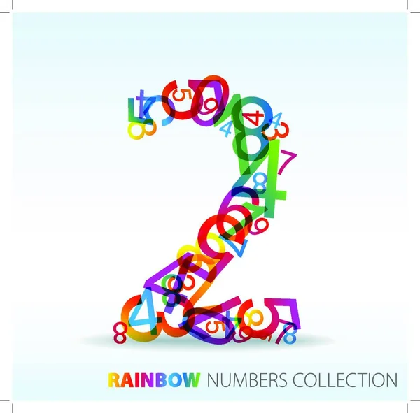 Number Eight Made Colorful Numbers Stock Vector by ©YAY_Images 621304792