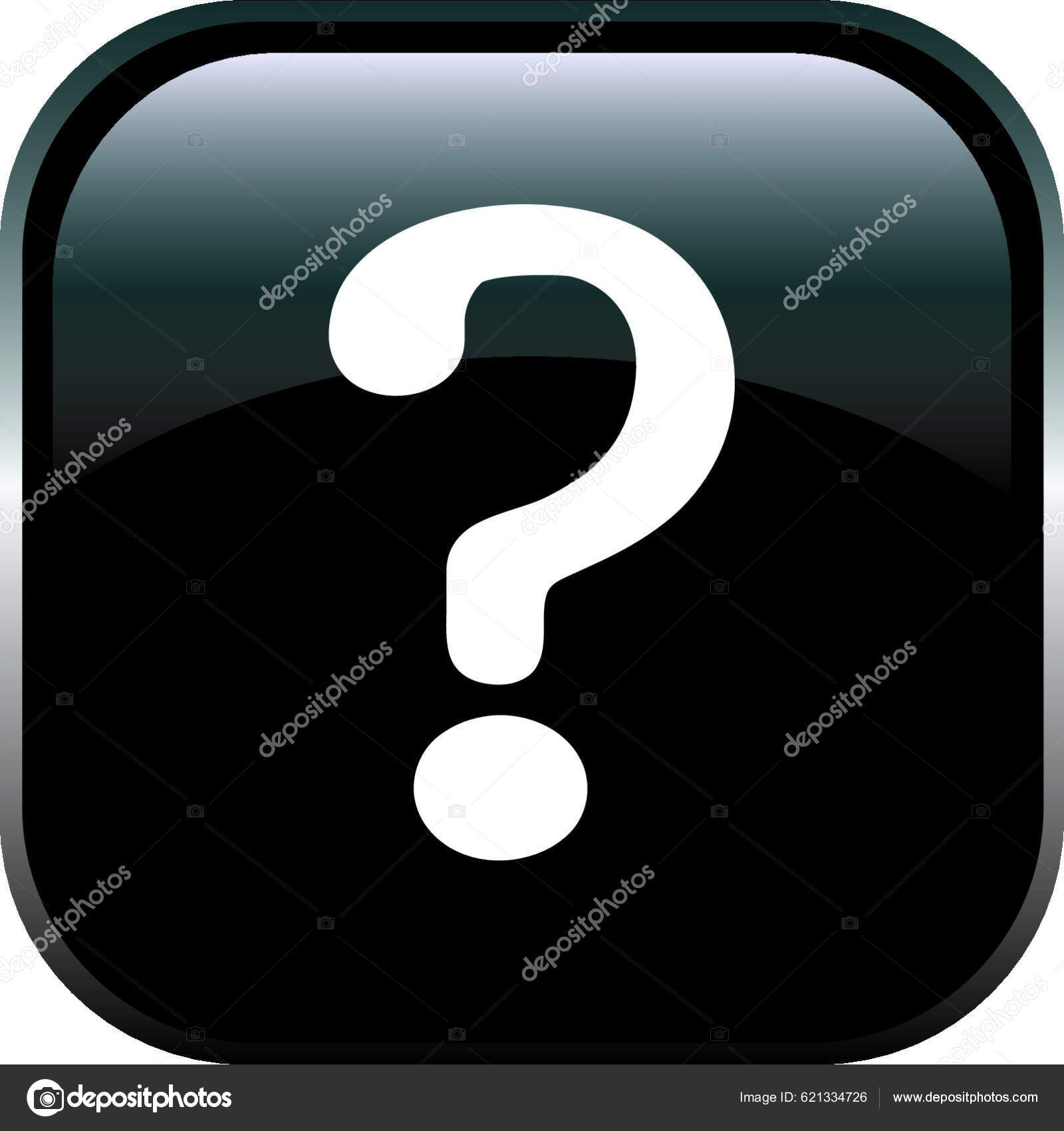 Icono Del Signo Interrogación Ilustración Simple Web Vector de stock #621334726 de ©YAY_Images