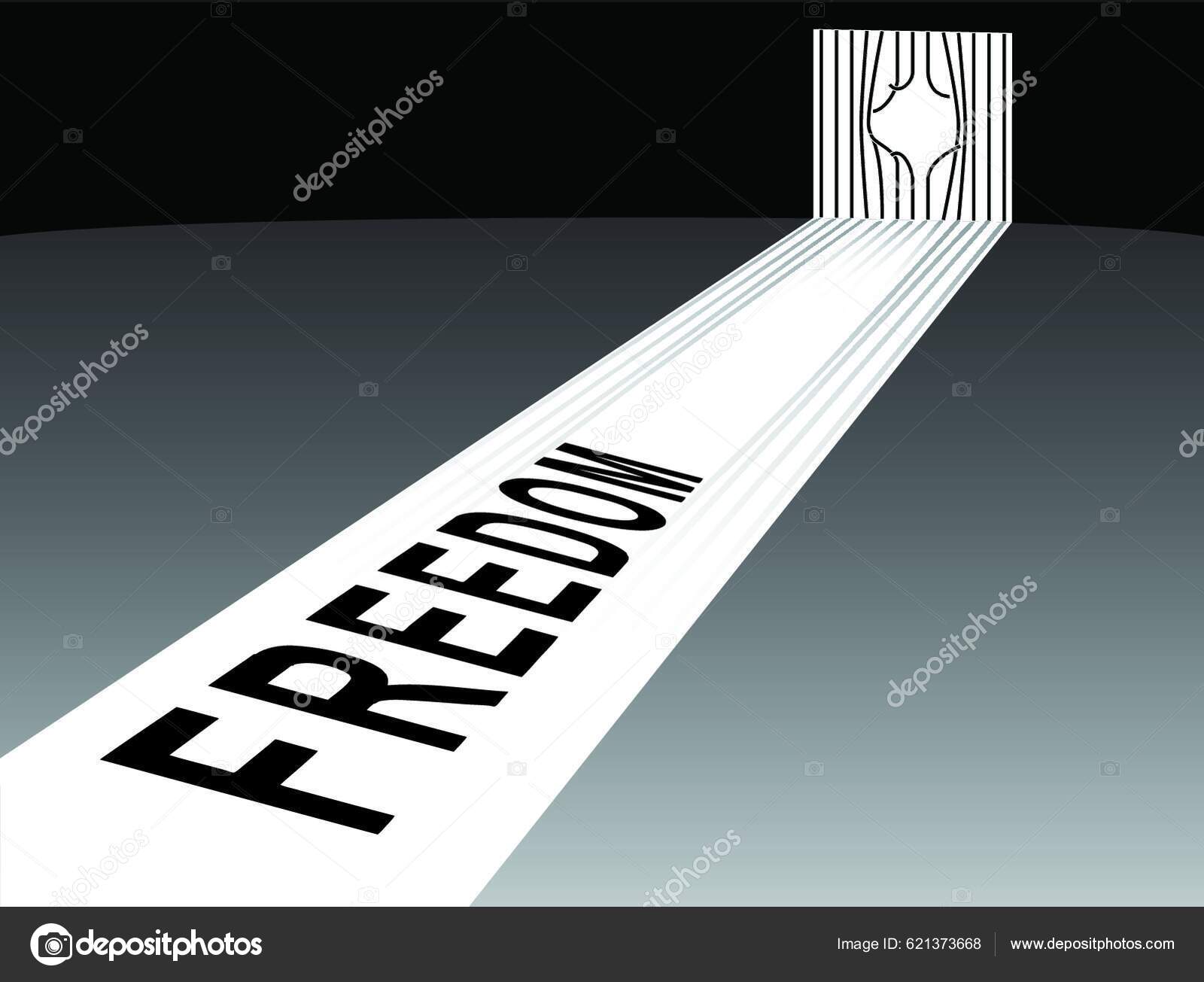 Concept Freedom Graphic Vector Illustration Stock Vector by ©YAY_Images ...