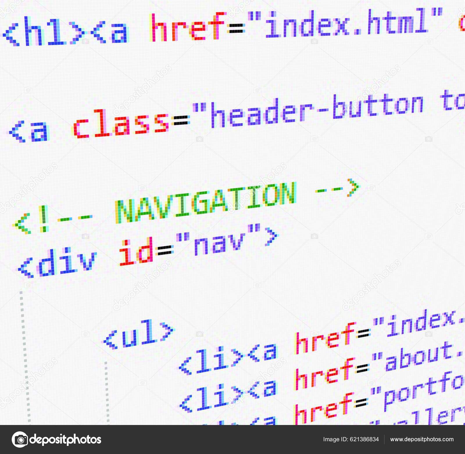 Css Código Html Ilustración Vectorial Gráfica Vector de stock por ©YAY ...
