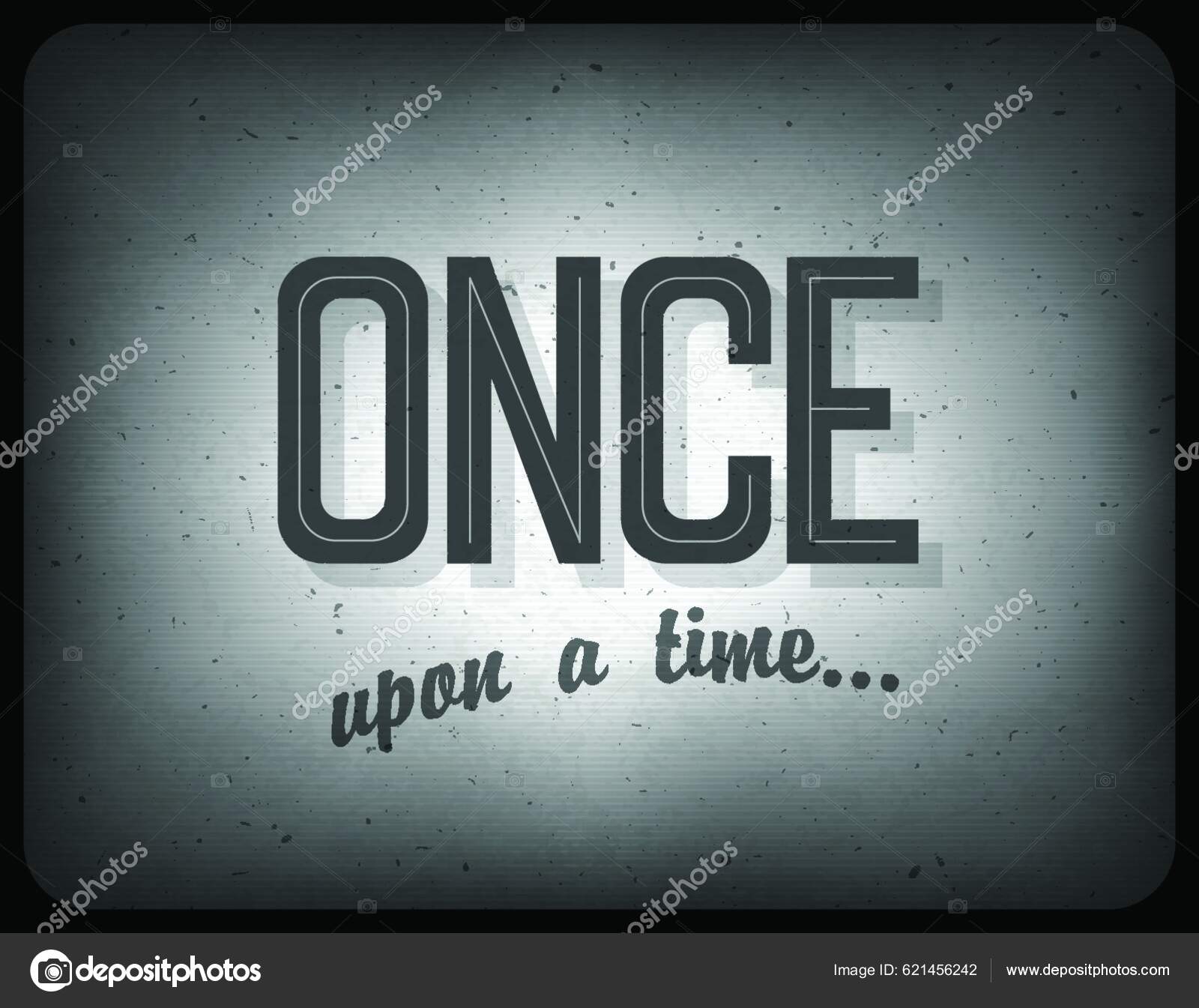 Old Cinema Phrase Once Time Vector Eps10 Stock Vector by ©YAY_Images ...