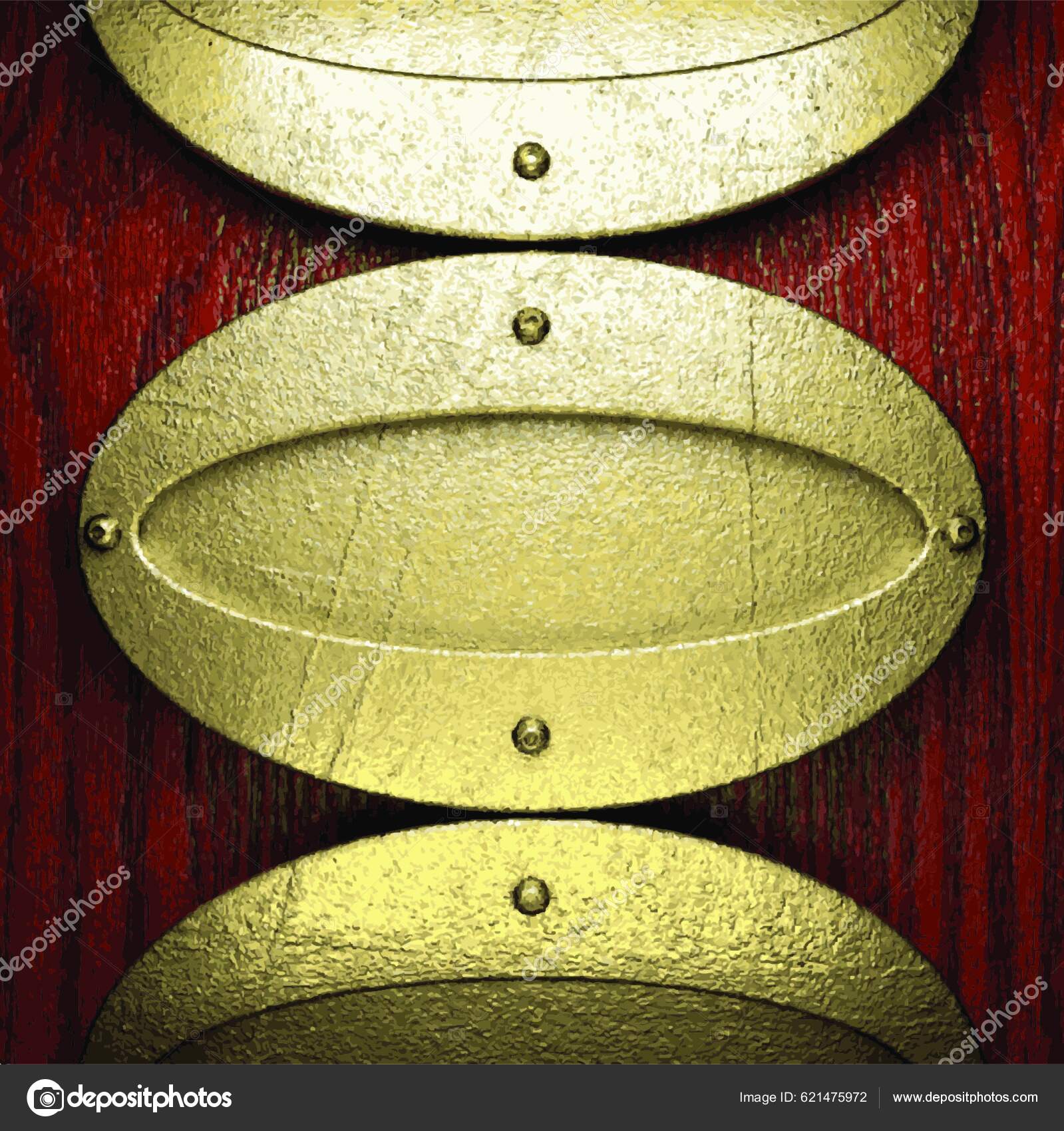 Golden Elements Wood Background Stock Vector by ©YAY_Images 621475972