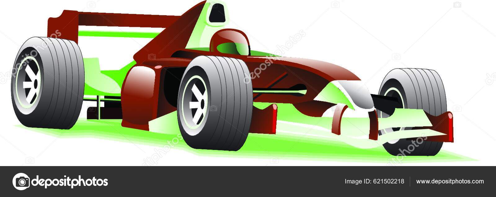 Ilustrasi Vektor Modern Mobil Balap Formula Vektor Stok oleh ©YAY ...