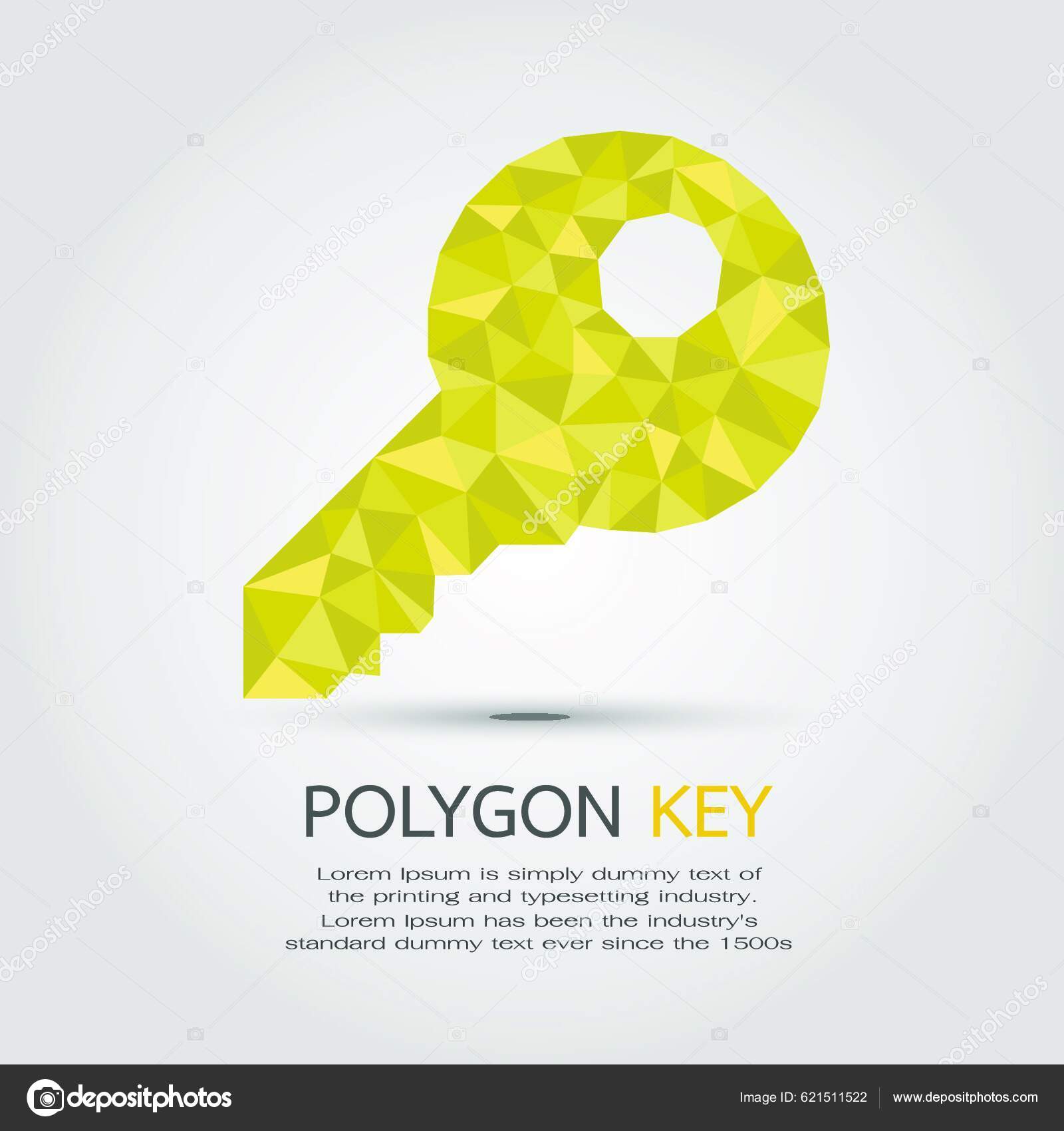 Polygon Key Eps10 Vector Format Stock Vector by ©YAY_Images 621511522