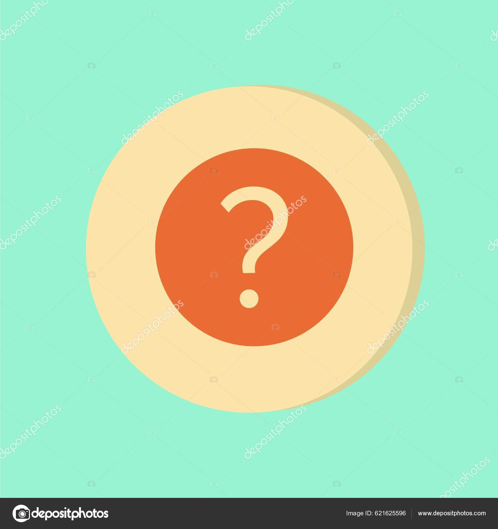 Icono Signo Interrogación Vector Vector de stock por ©YAY_Images 621625596