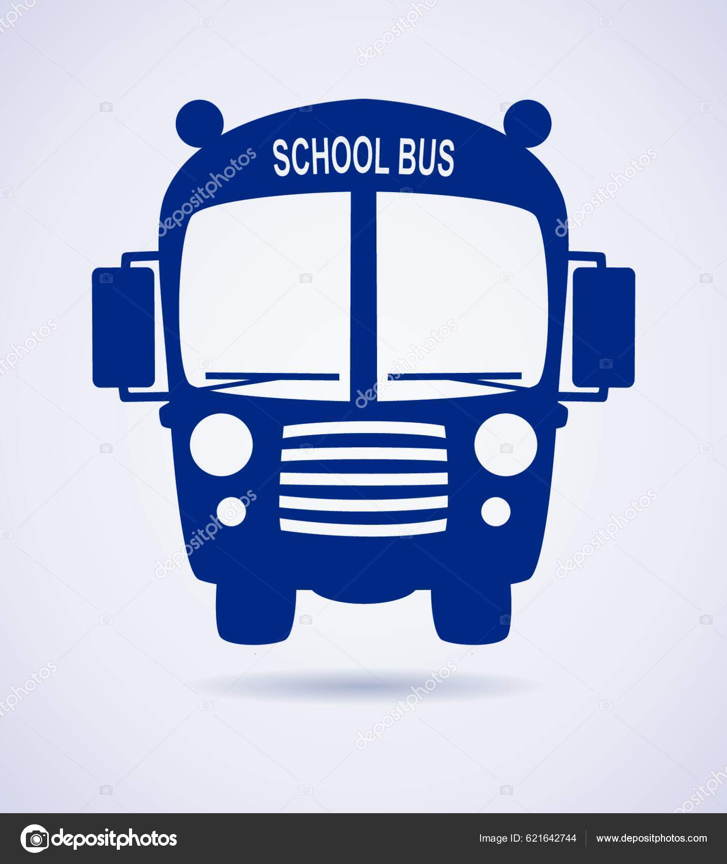 Vector School Bus Icon Symbol Stock Vector by ©YAY_Images 621642744
