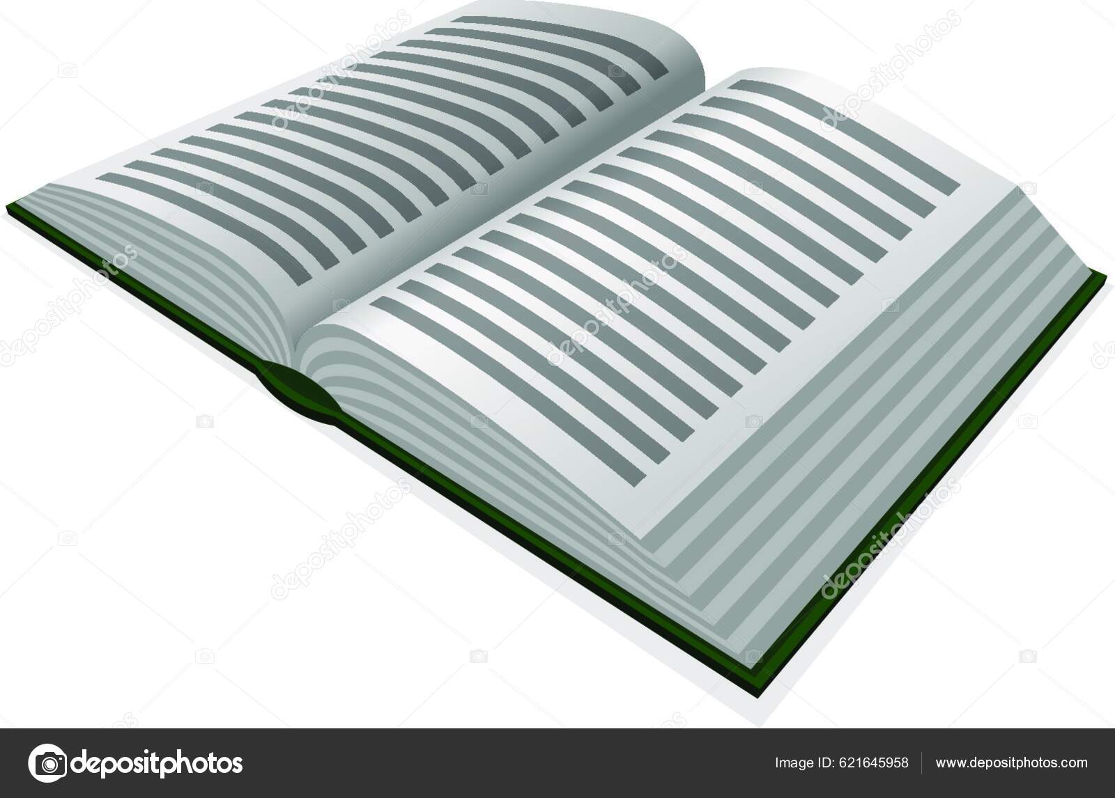 Ilustración Libro Abierto Vector Vector de stock #621645958 de ©YAY_Images
