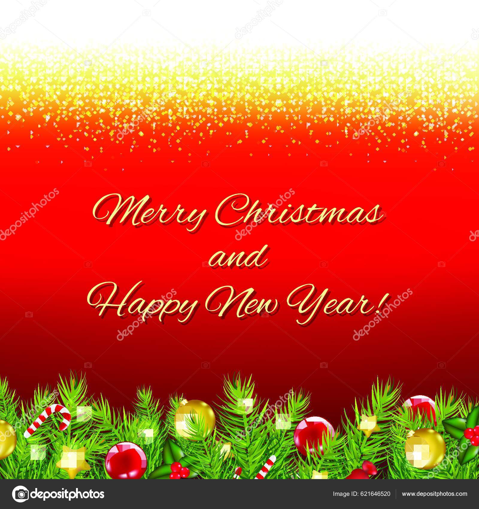 Red Christmas Card Text Stock Vector by ©YAY_Images 621646520