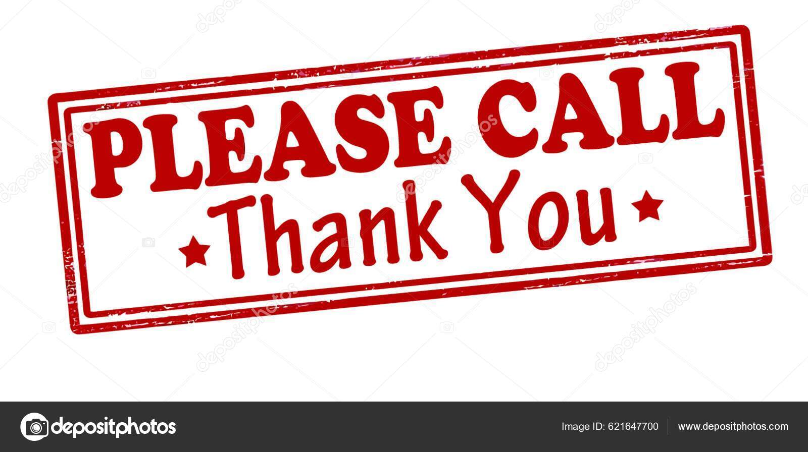 Please Call Vector Illustration Stock Vector by ©YAY_Images 621647700