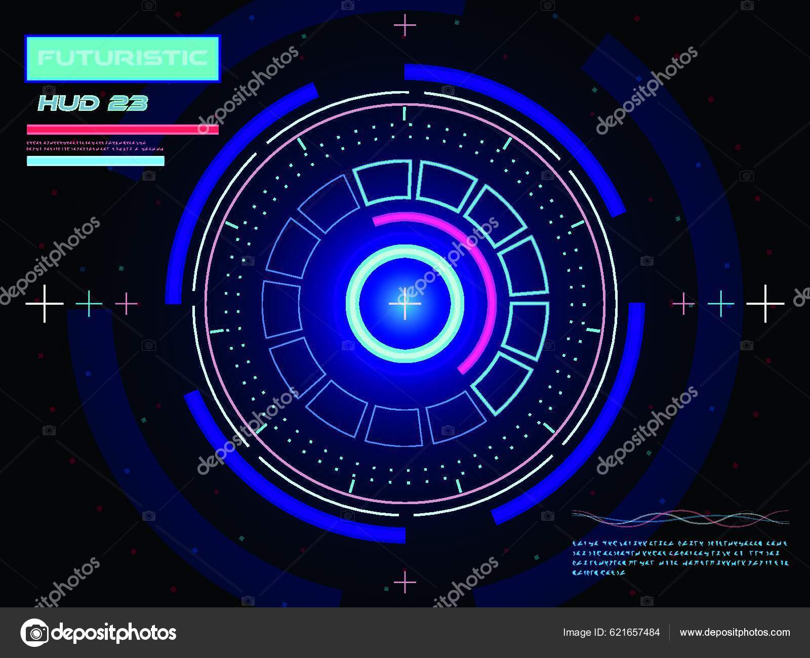 Futuristic User Interface Hud Stock Vector by ©YAY_Images 621657484
