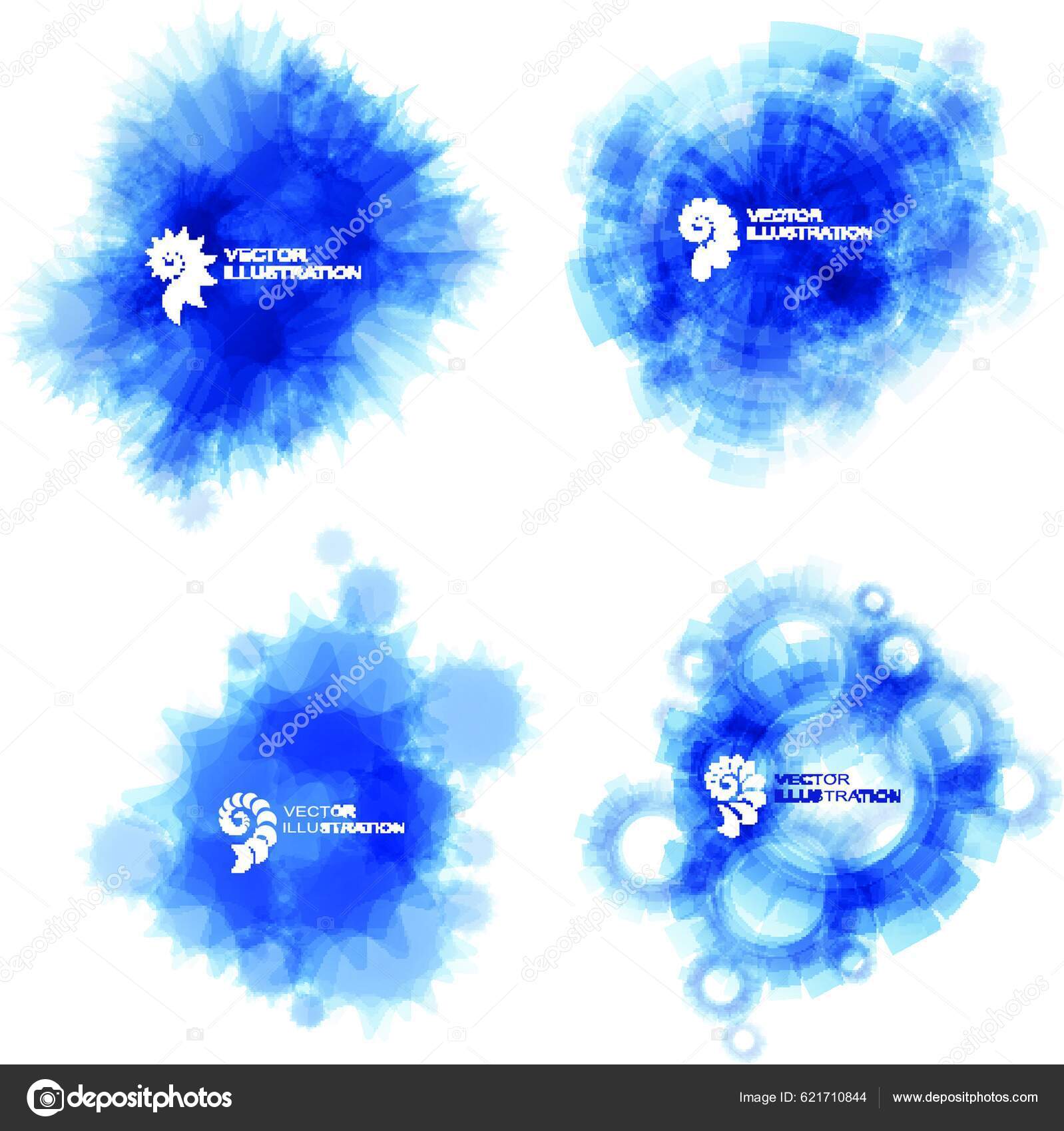Blue Abstract Background Graphic Vector Illustration Stock Vector by ...