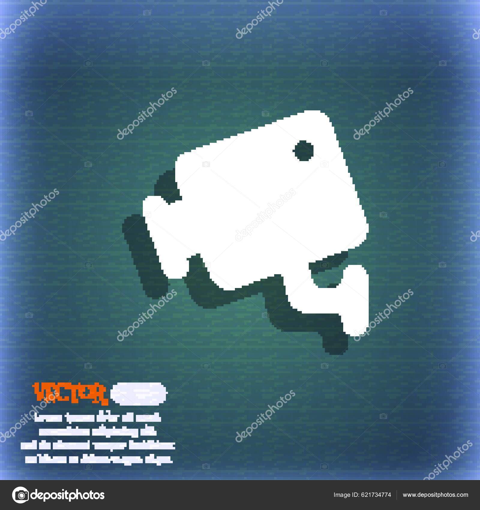 Video Camera Icon Symbol Blue Green Abstract Background Shadow Space ...