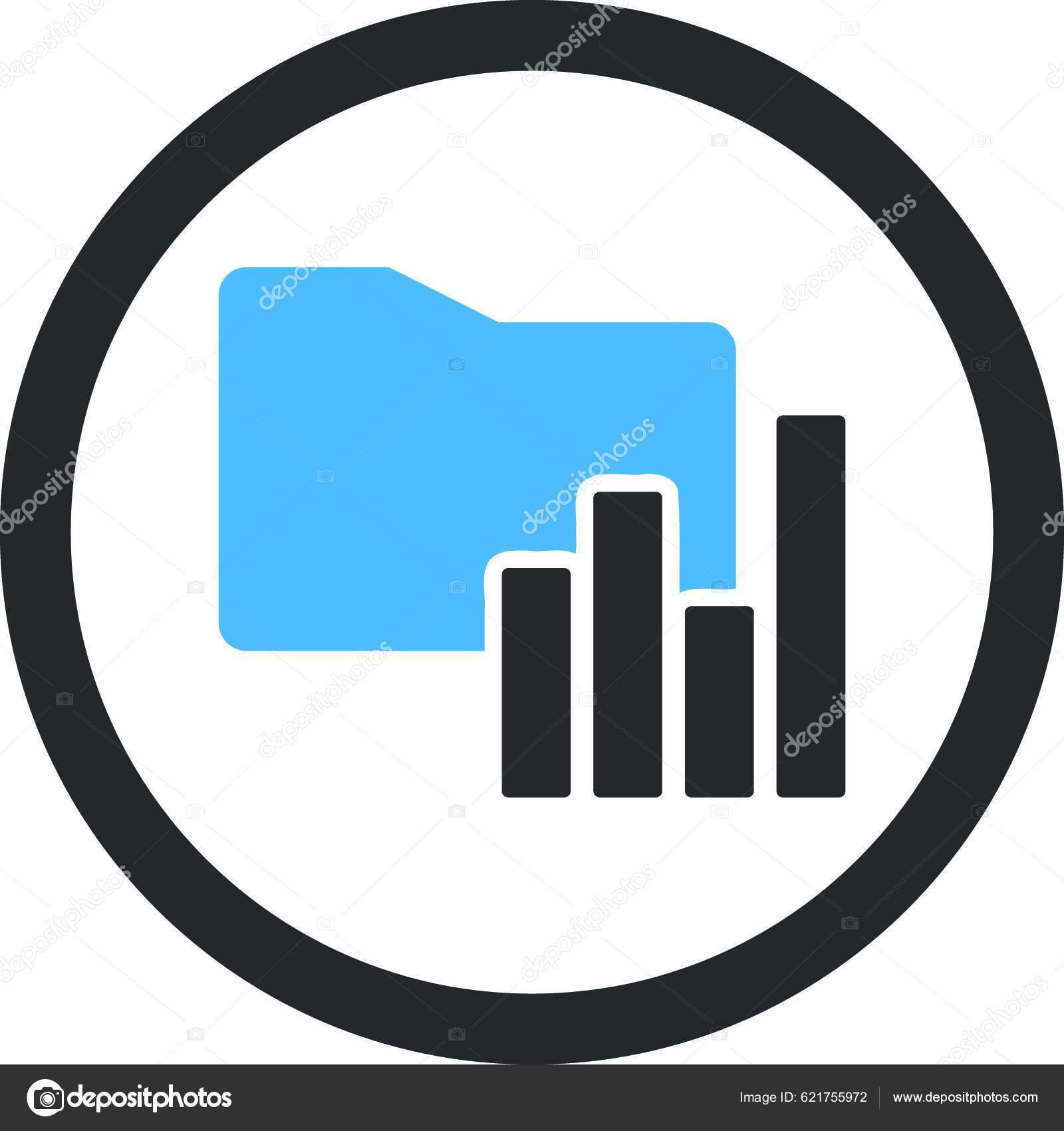 Charts Folder Icon Vector Illustration — stockvektor av ©YAY_Images ...