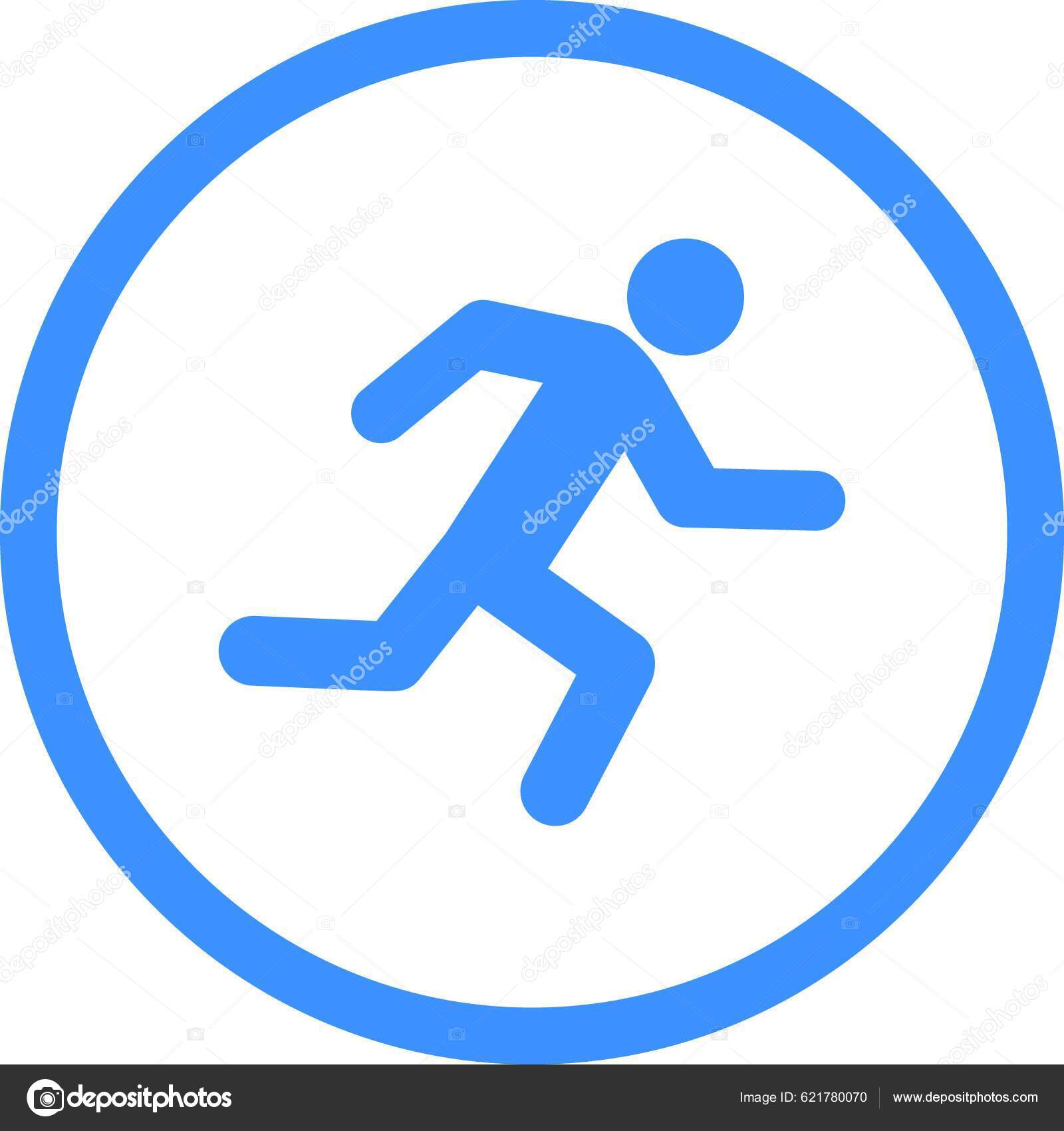 Running Man Icon Vector Illustration Stock Vector by ©YAY_Images 621780070