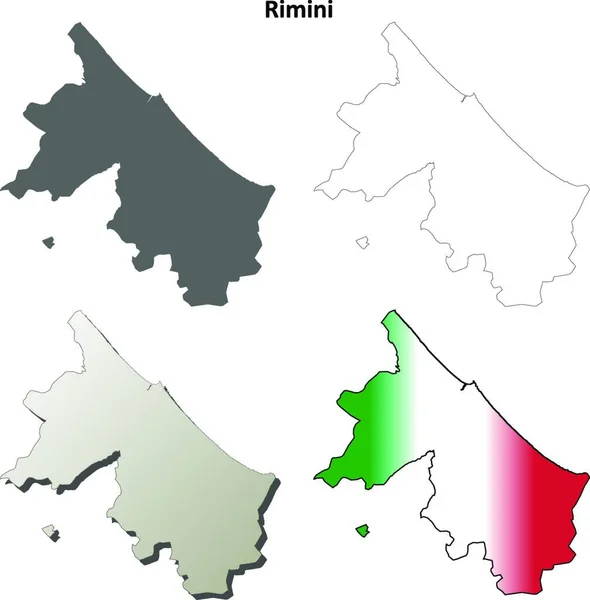 Rimini outline Vector Art Stock Images | Depositphotos