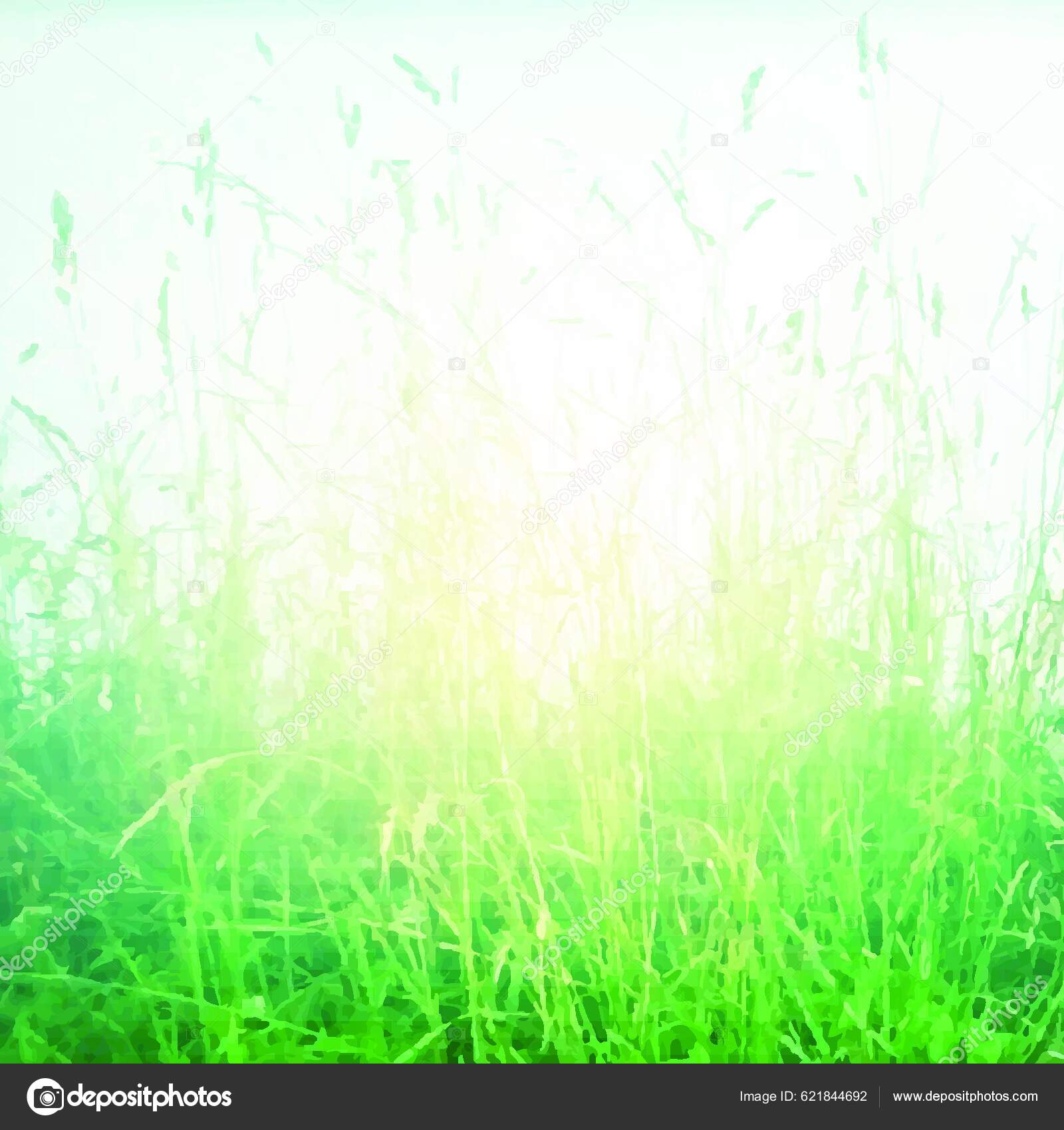 Grass Vintage Poster Vector Illustration Stock Vector by ©YAY_Images ...