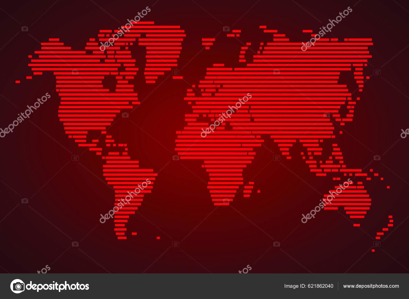 Ilustración Del Vector Del Mapa Mundial Vector de stock por ©YAY_Images ...