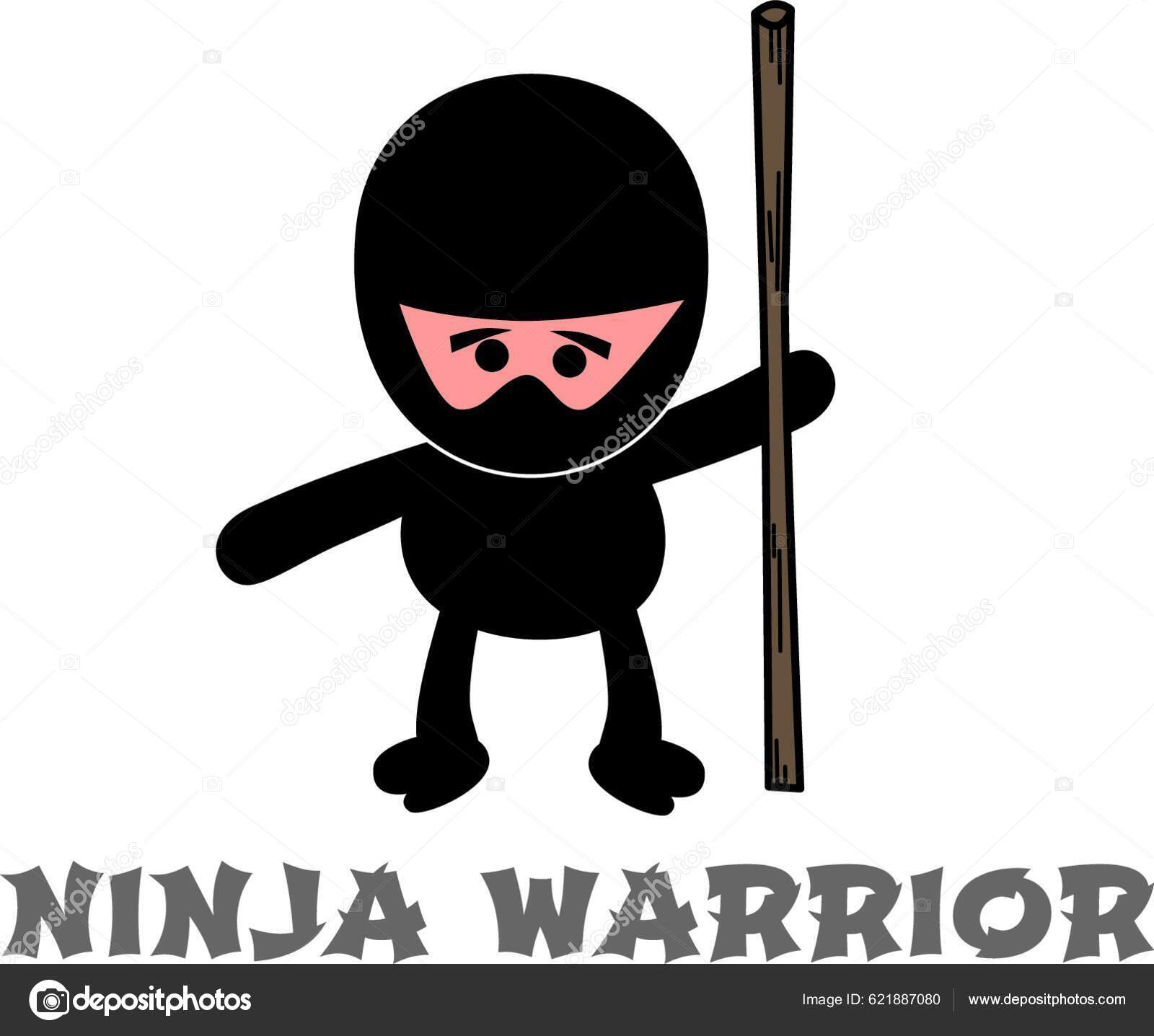 Ninja Boy Cartoon Vector Simple Design Vector de stock por ©YAY_Images ...