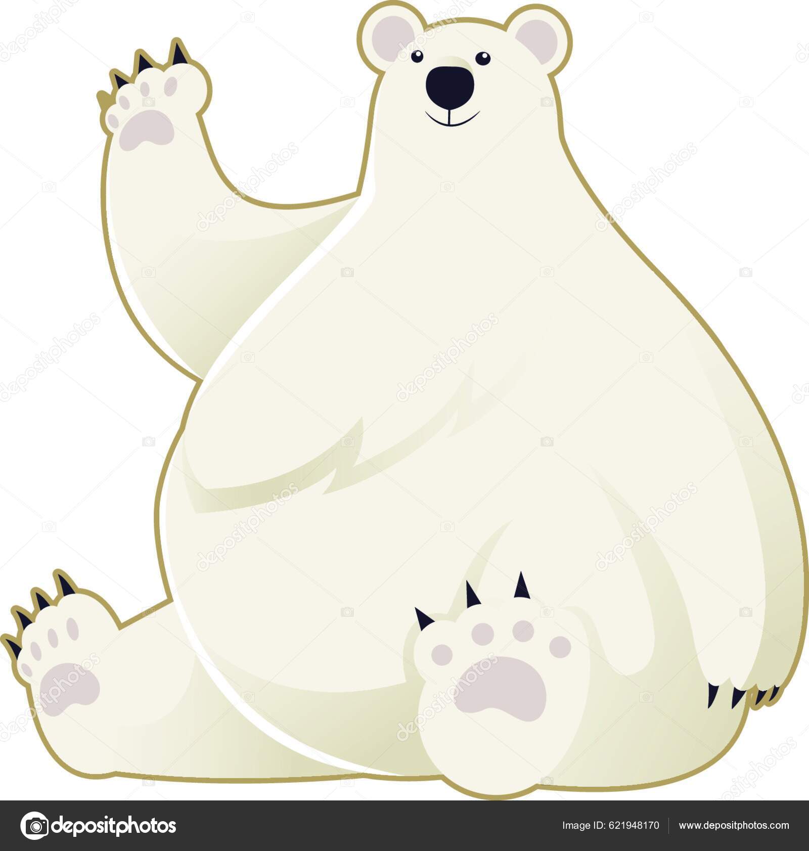 Illustration White Bear Stock Vector by ©YAY_Images 621948170