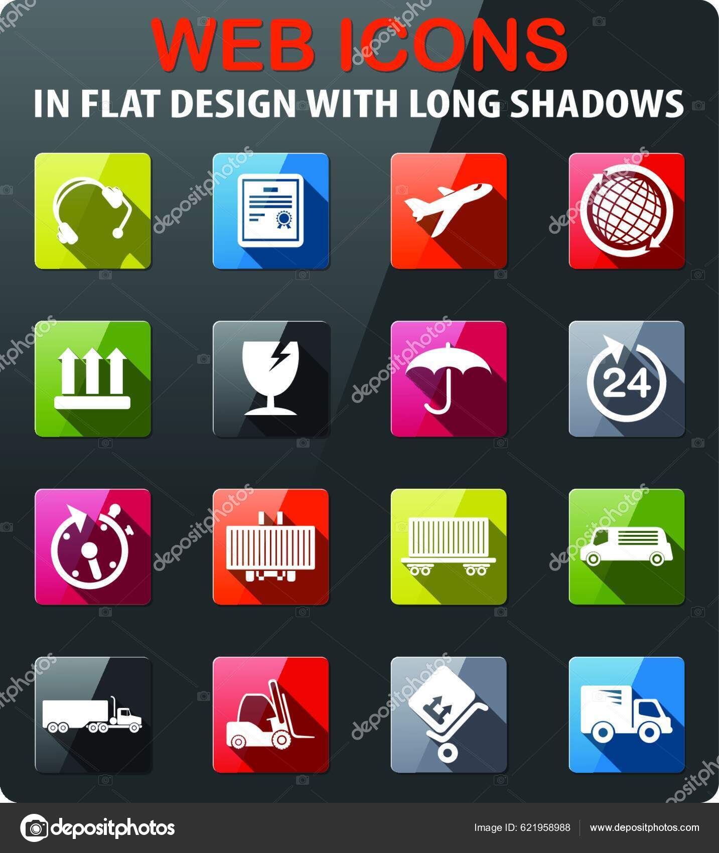 Cargo Shipping Symbols Vector Illustration ©YAY_Images 621958988'e ait ...