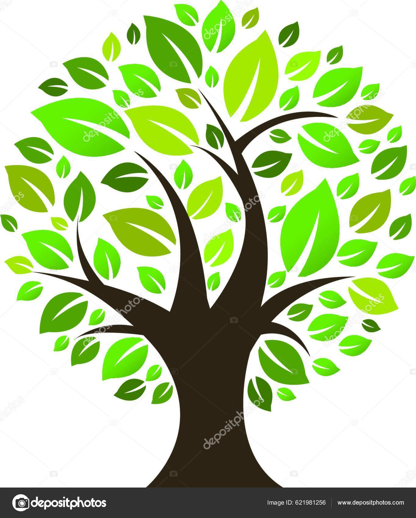Tree Icon Web Simple Illustration Stock Vector by ©YAY_Images 621981256