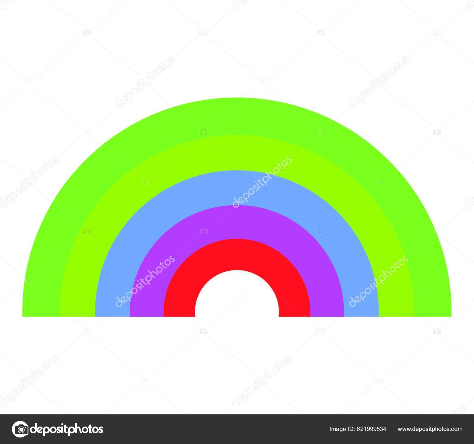 Rainbow Icon Vector Illustration Stock Vector by ©YAY_Images 621999534
