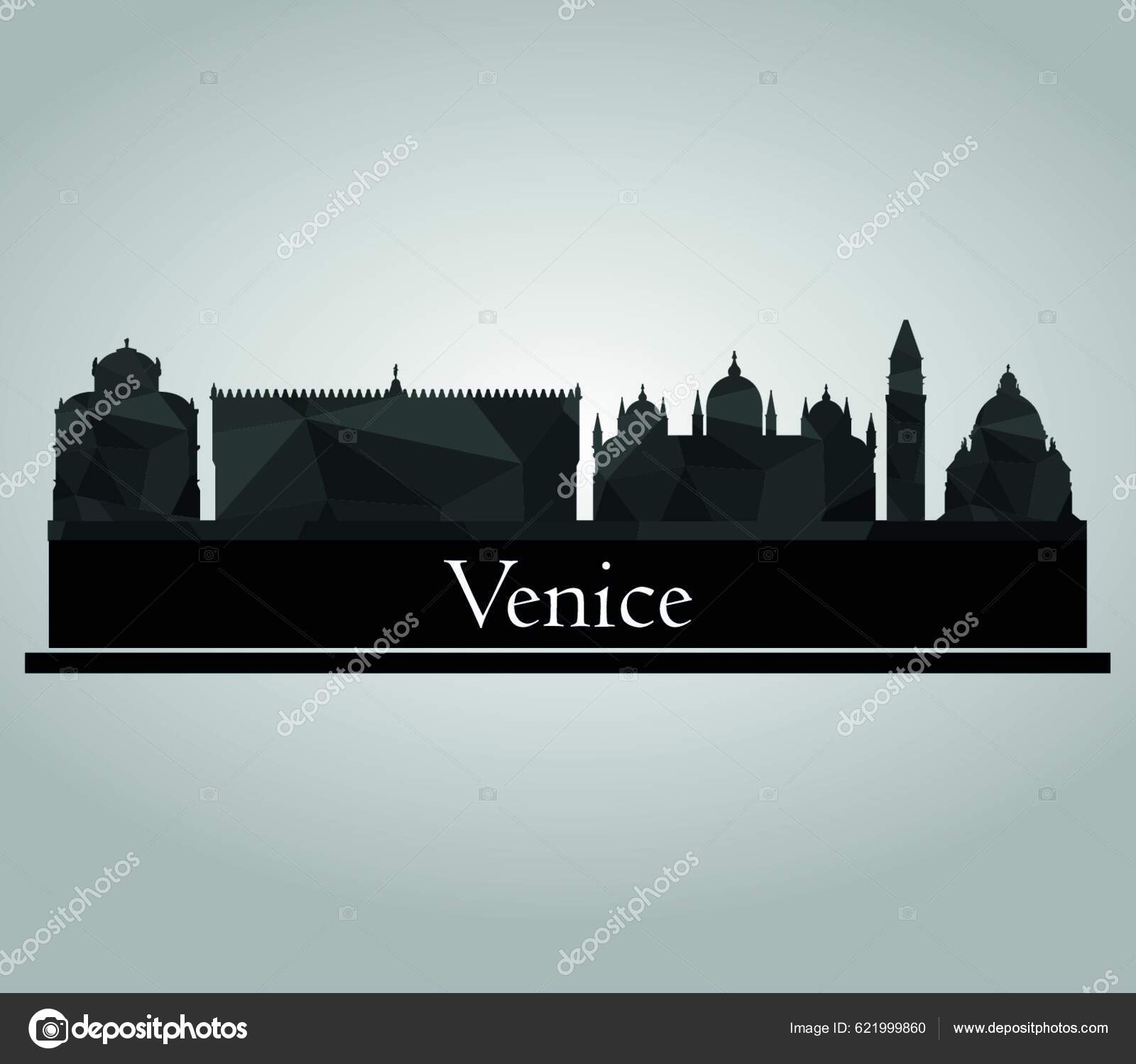 Venice Skyline Vector Illustration Stock Vector by ©YAY_Images 621999860