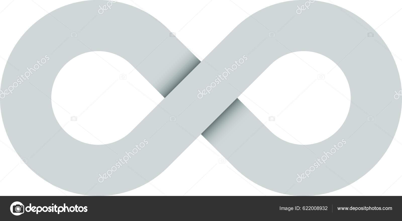 Infinity Symbol Icon Representing Concept Infinite Limitless Endless ...