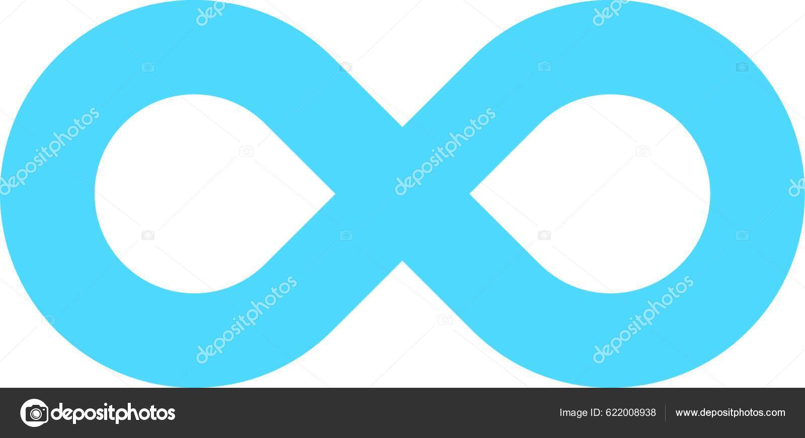 Infinity Symbol Icon Representing Concept Infinite Limitless Endless ...