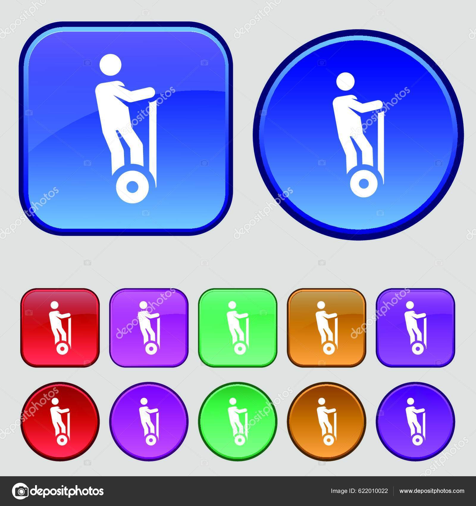 Colorful Icons Signs Form Button Symbol Your Design Vector Stock Vector ...