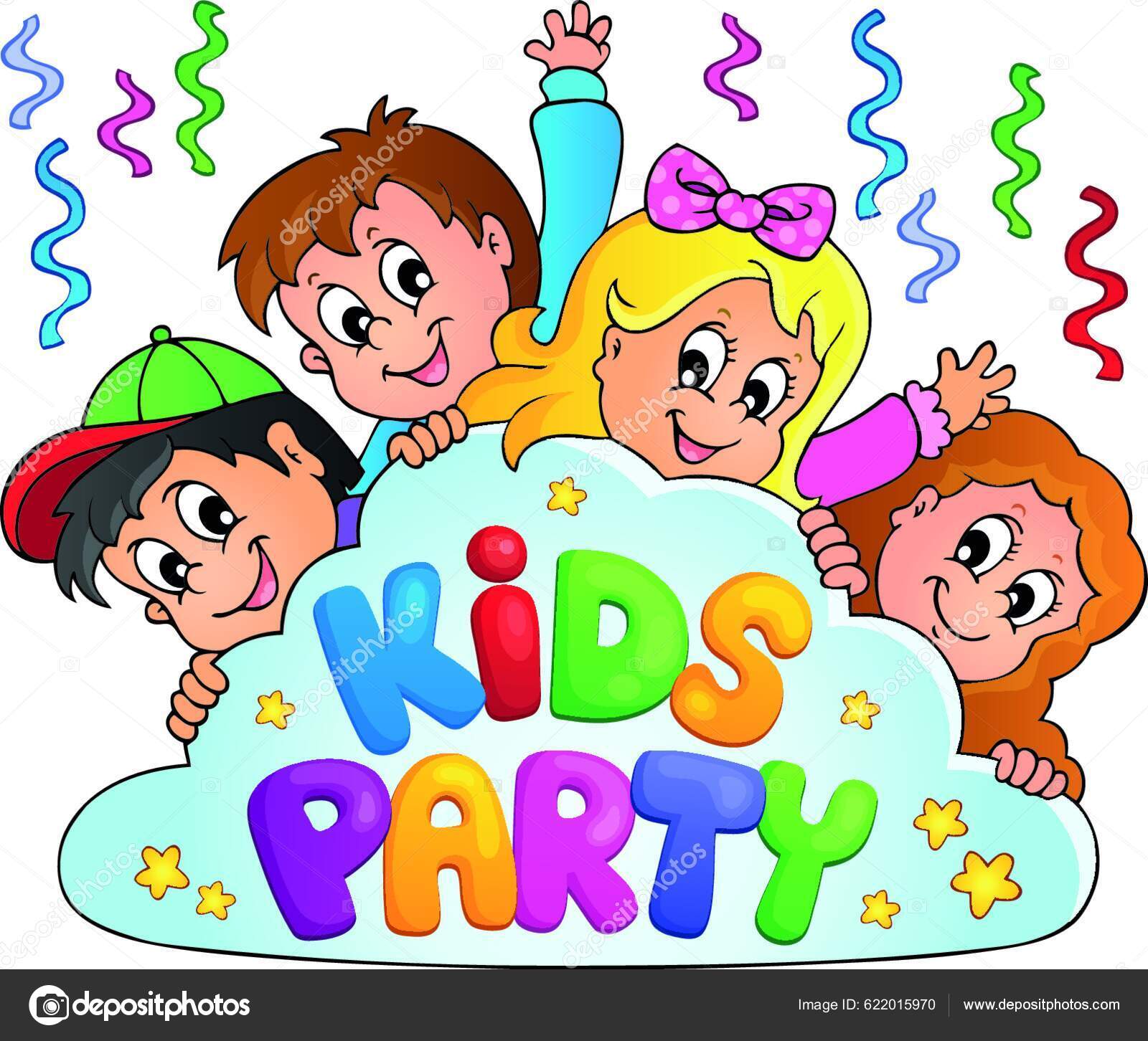 Kids Party Topic Image Stock Vector by ©YAY_Images 622015970