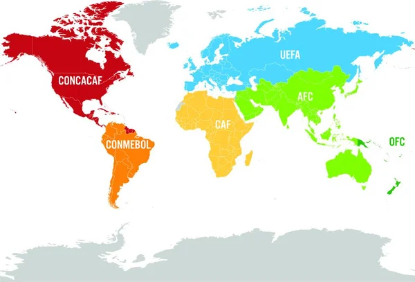 Ilustración Del Vector Del Mapa Mundial Vector de stock por ©YAY_Images ...