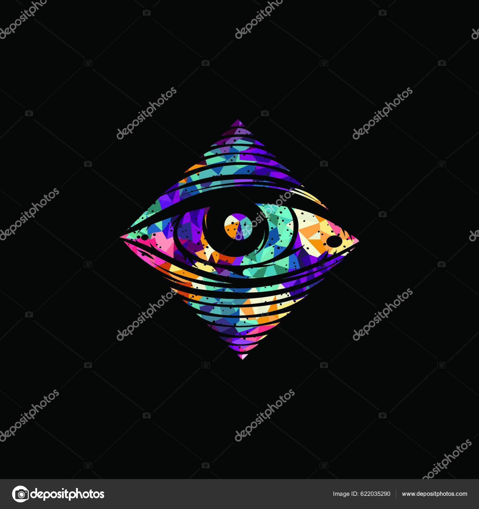 All Seeing Eye Theme Logo Template Stock Vector by ©YAY_Images 622035290