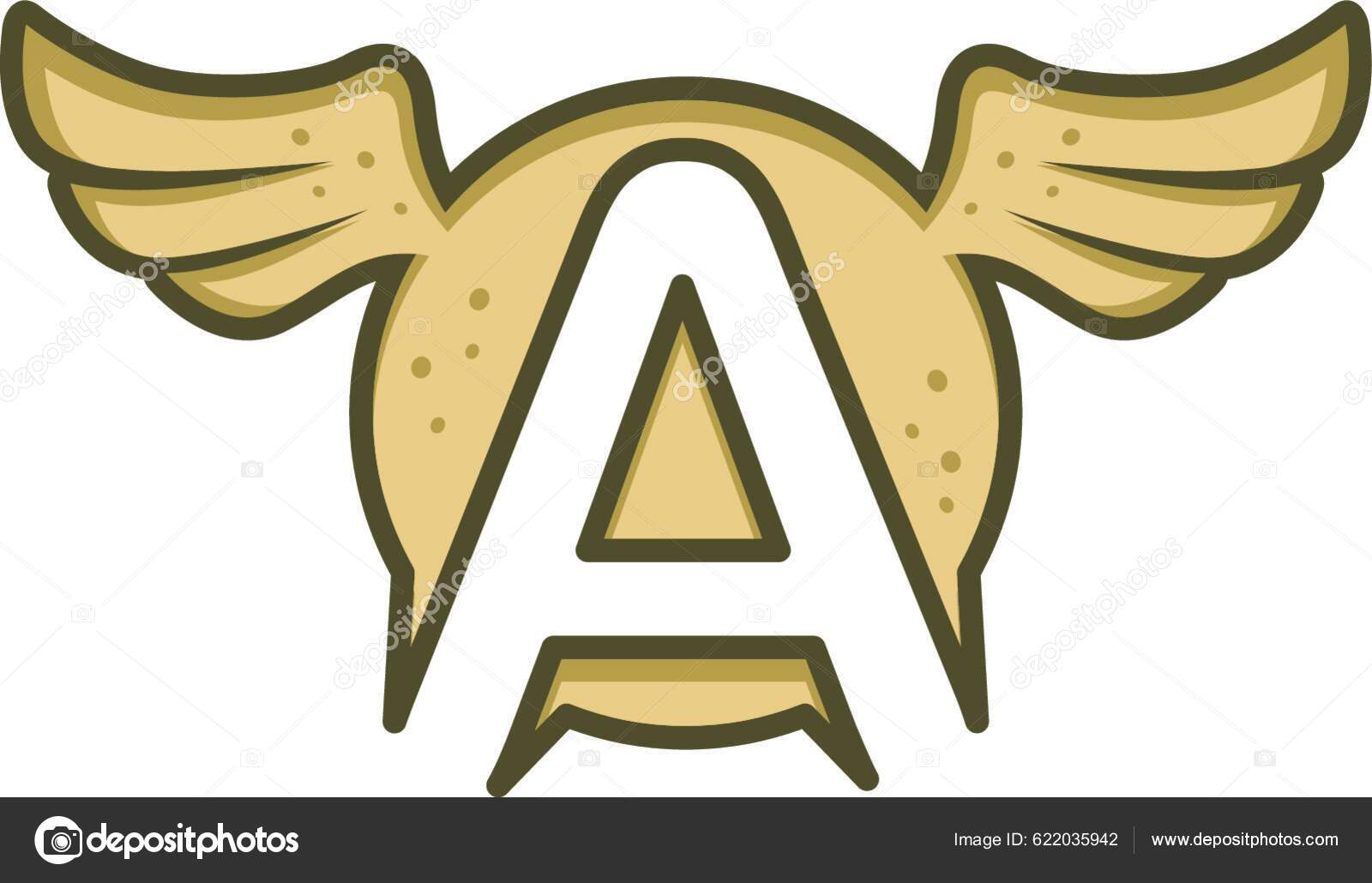 Alphabet Letter Angel Bird Wing 스톡 벡터 - ©YAY_Images 622035942