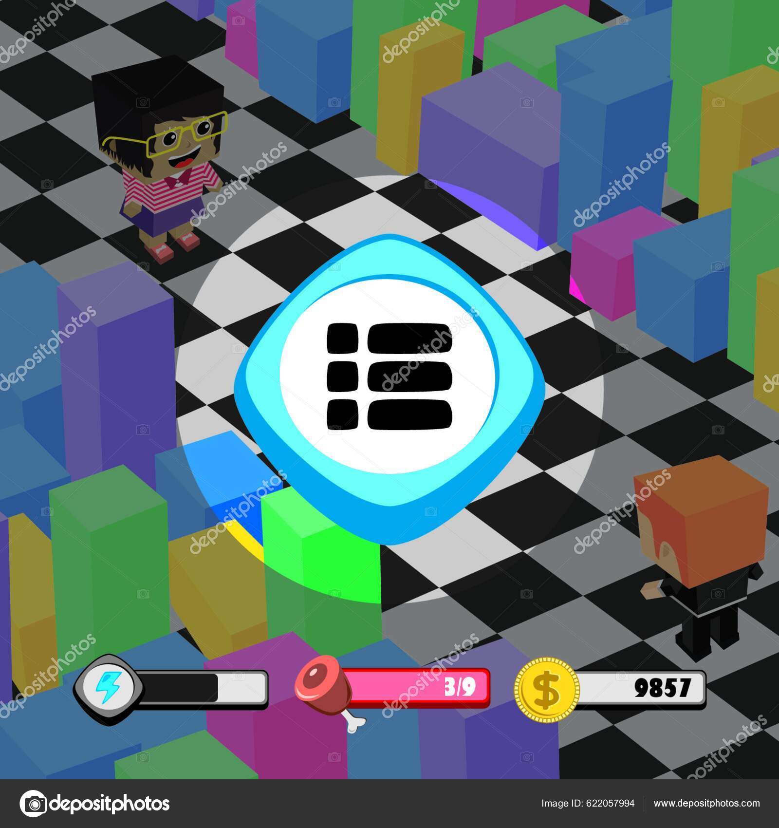 Game Menu Application Mobile App Stock Vector by ©YAY_Images 622057994