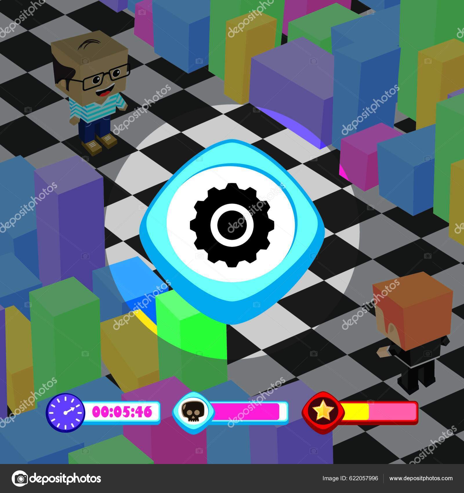 Game Menu Application Mobile App Stock Vector by ©YAY_Images 622057996