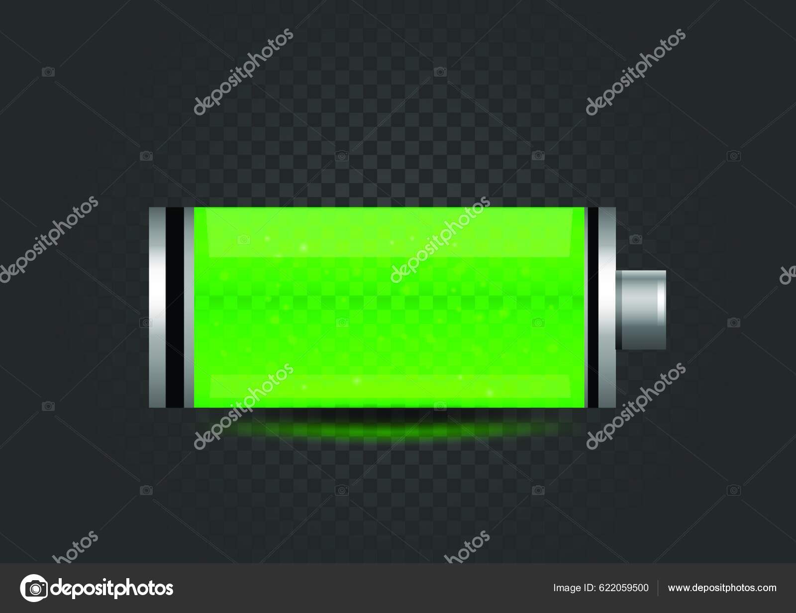Fully Charged Battery Icon Stock Vector by ©YAY_Images 622059500