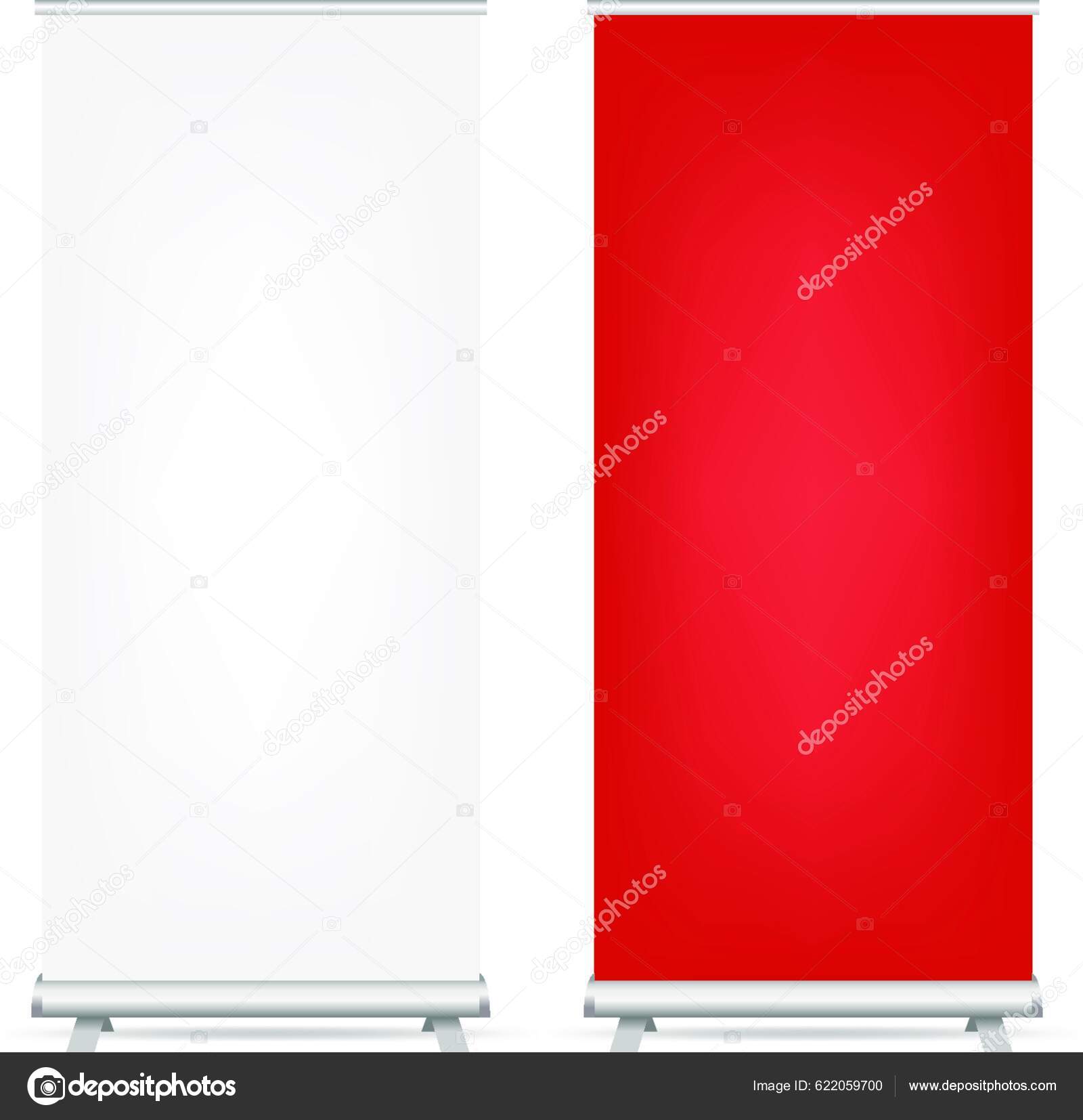 Two Roll Banners Set Isolated Stock Vector by ©YAY_Images 622059700