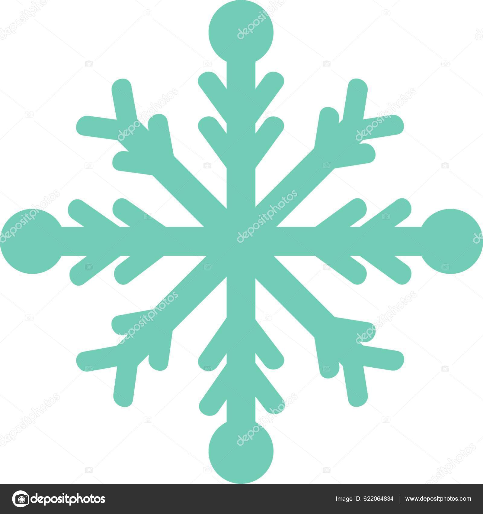 Snowflake Illustration Vector White Background Stock Vector by ©YAY ...