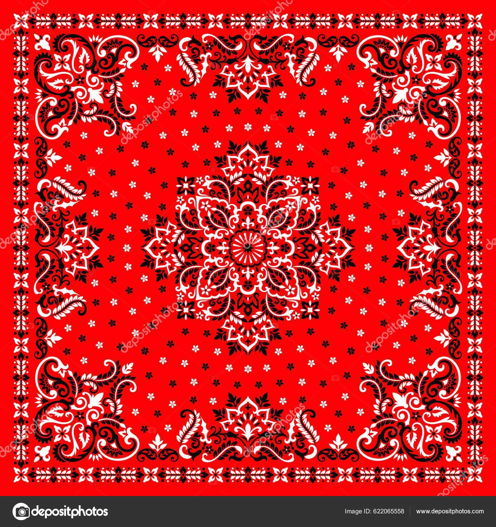 Bandana Print Vector