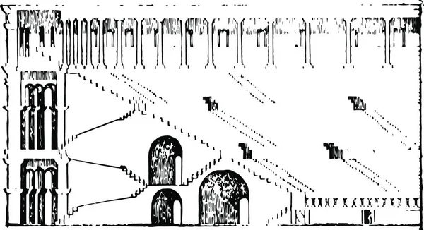 Screw Shading Ramp Displacement Map Vintage Engraving Vector de stock ...