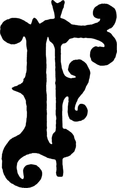Medieval letter f Vector Art Stock Images | Depositphotos