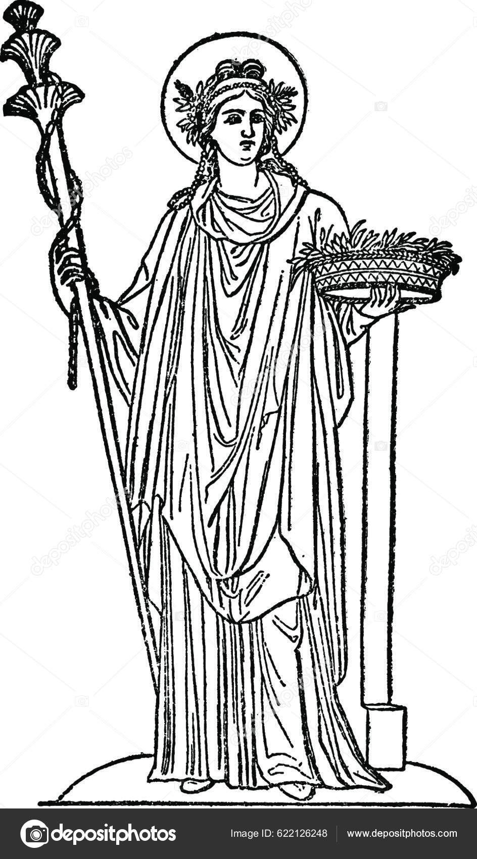 Demeter Coloring Pages