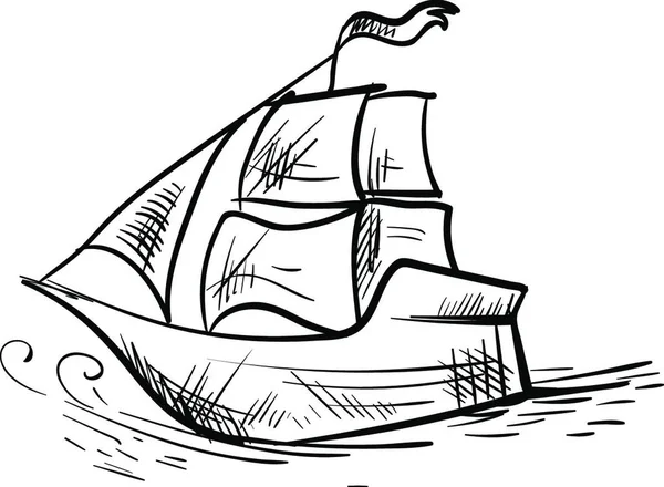 Klitoris Blå Farvet Yacht Indstillet Isoleret Hvid Baggrund Stockvektor ...