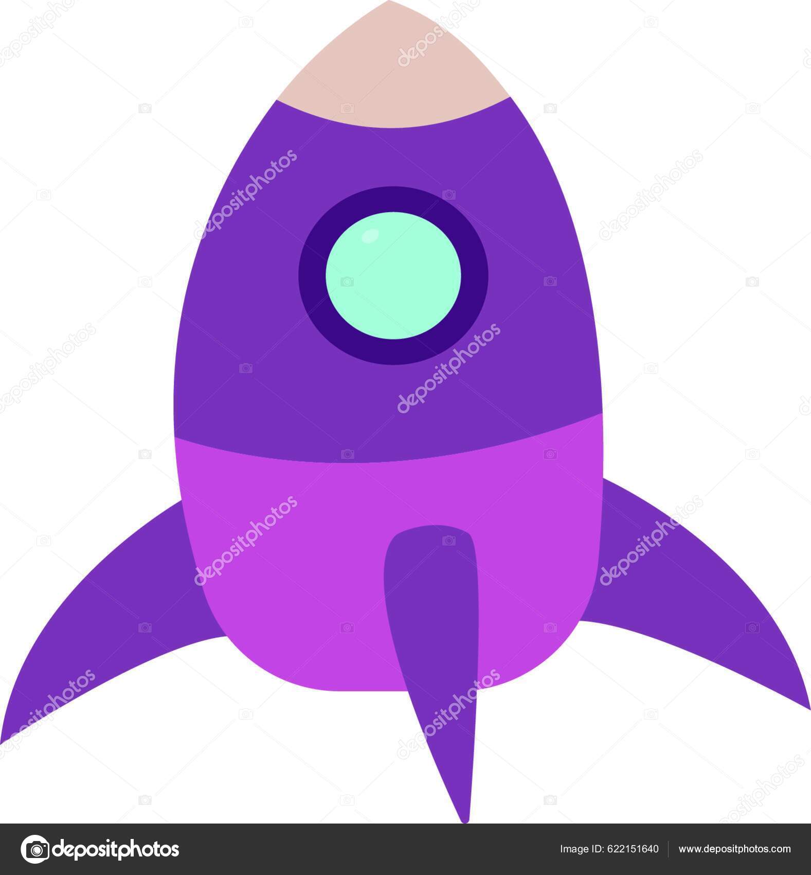 Klien Dari Roket Rudal Proyektil Vektor Atau Pencahayaan Warna Vektor ...
