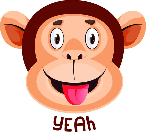Monkey Crying Illustration Vector White Background Stock Vector by ©YAY ...