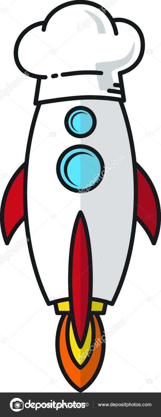 Master Chef Rocket Ship Hat Theme Logo Vector Vector de stock por ©YAY ...
